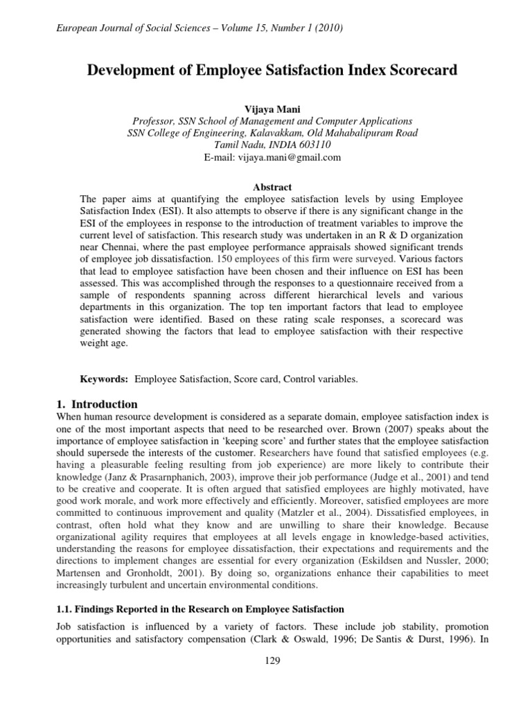 ESI Calculation Model | PDF | Job Satisfaction | Employment