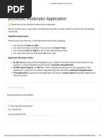 Discord Moderator Application Template | PDF | Cyberspace