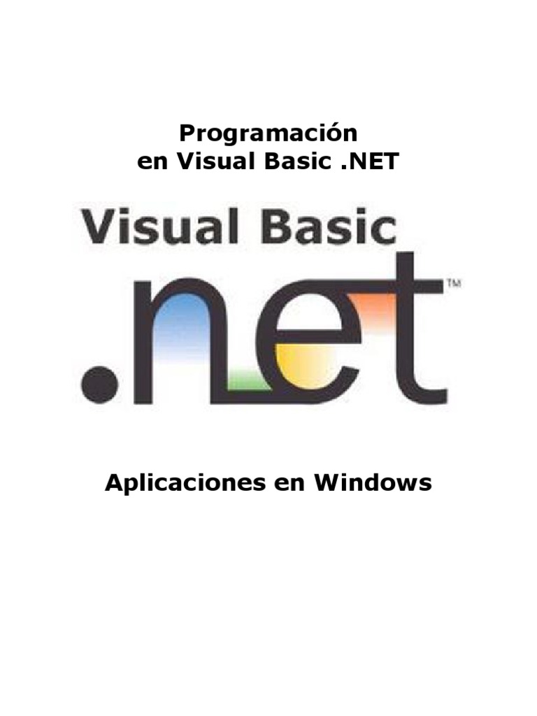 Introduccion A Visual Basic Net | PDF | .NET Framework | Microsoft Visual Studio