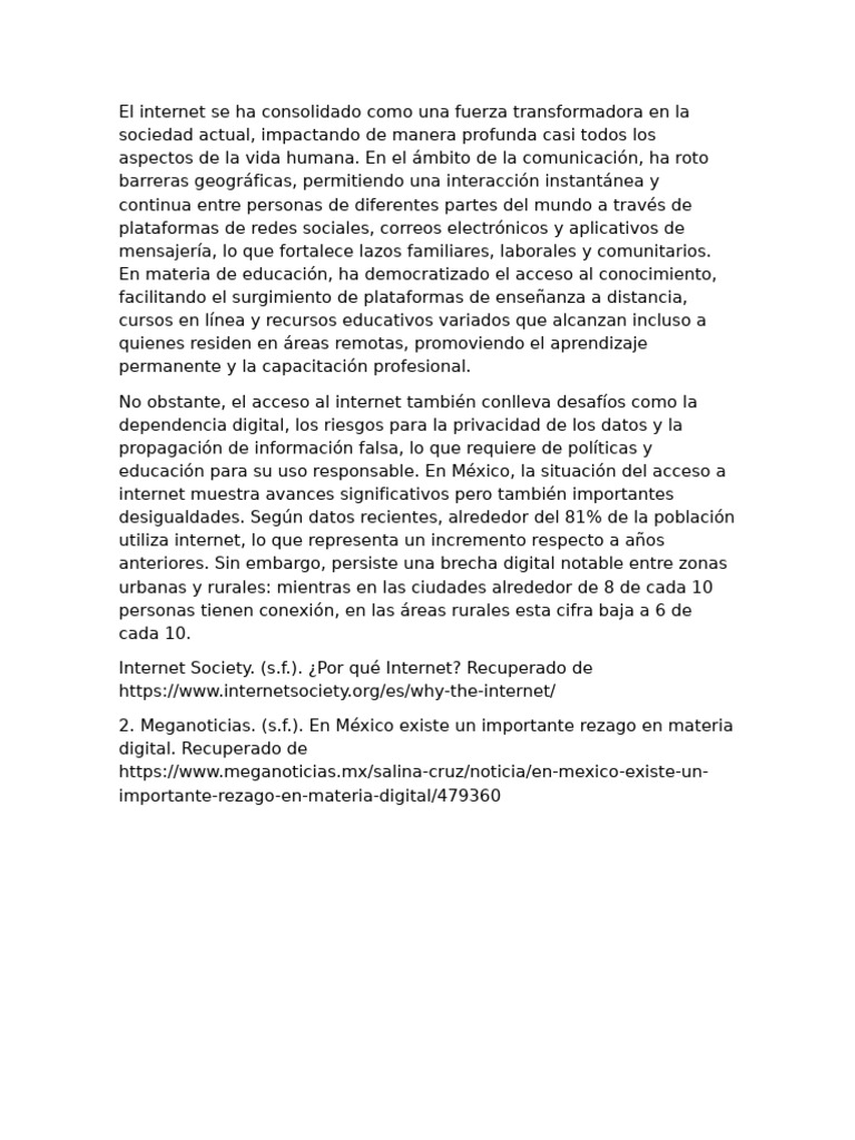 Importancia Del Internet | PDF