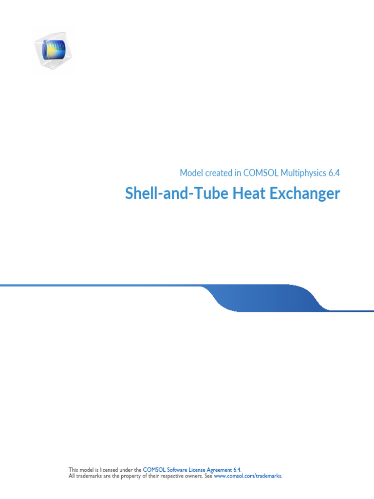 Shell-and-Tube Heat Exchanger Model | PDF | Heat Transfer | Continuum ...