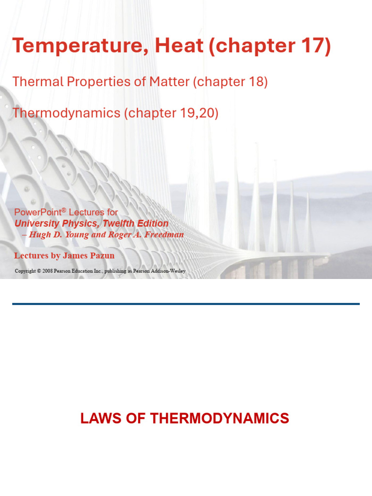 Ch17-20_LectureOutline_MO_SV | PDF | Heat | Laws Of Thermodynamics
