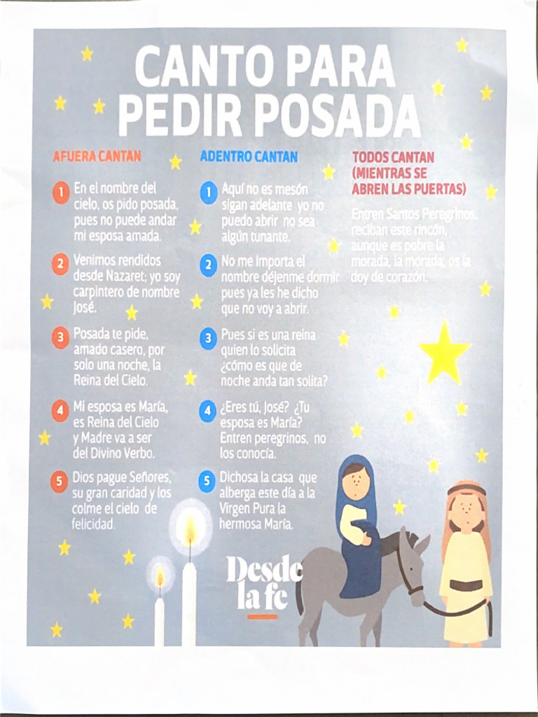 Canto para Pedir Posada | PDF