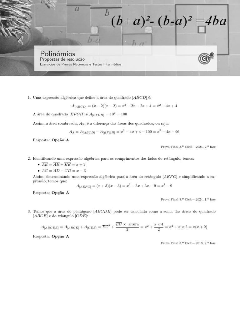 Polinomios Resol | PDF | Geometria Euclidiana | Geometria Elementar
