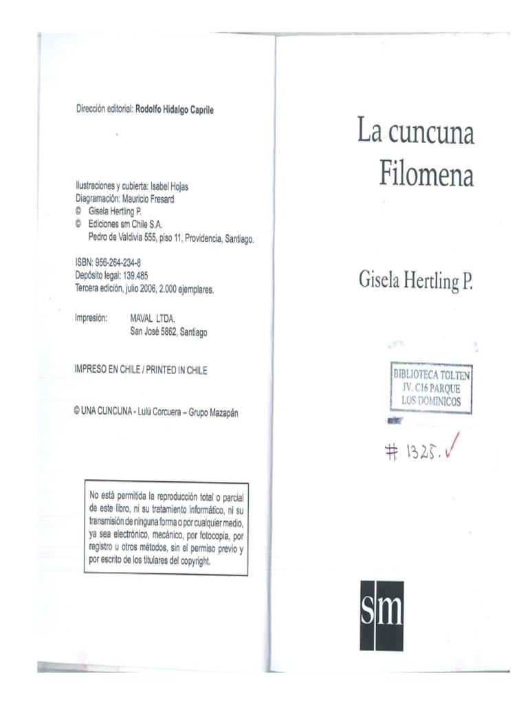 1 Cuncuna Filomena | PDF