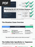 AP CSP Project Reference Template | PDF