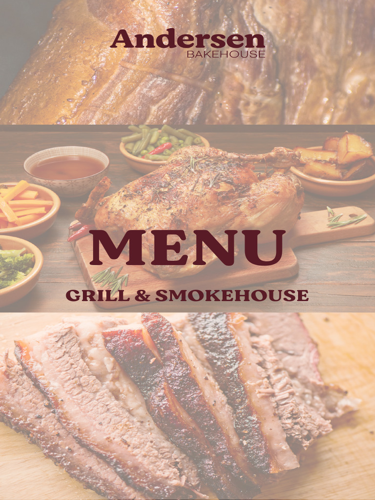 Andersen Grill and Smokedhouse Menu 2025 | PDF