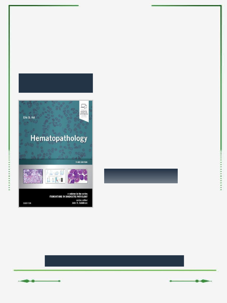 Hematopathology 3rd Edition Eric D. Hsi eBook full metadata edition ...