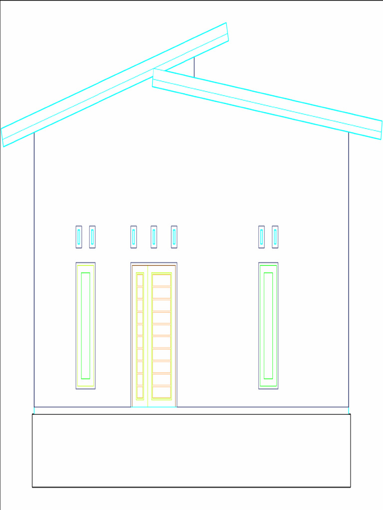 Contoh Desain Rumah Persegi | PDF