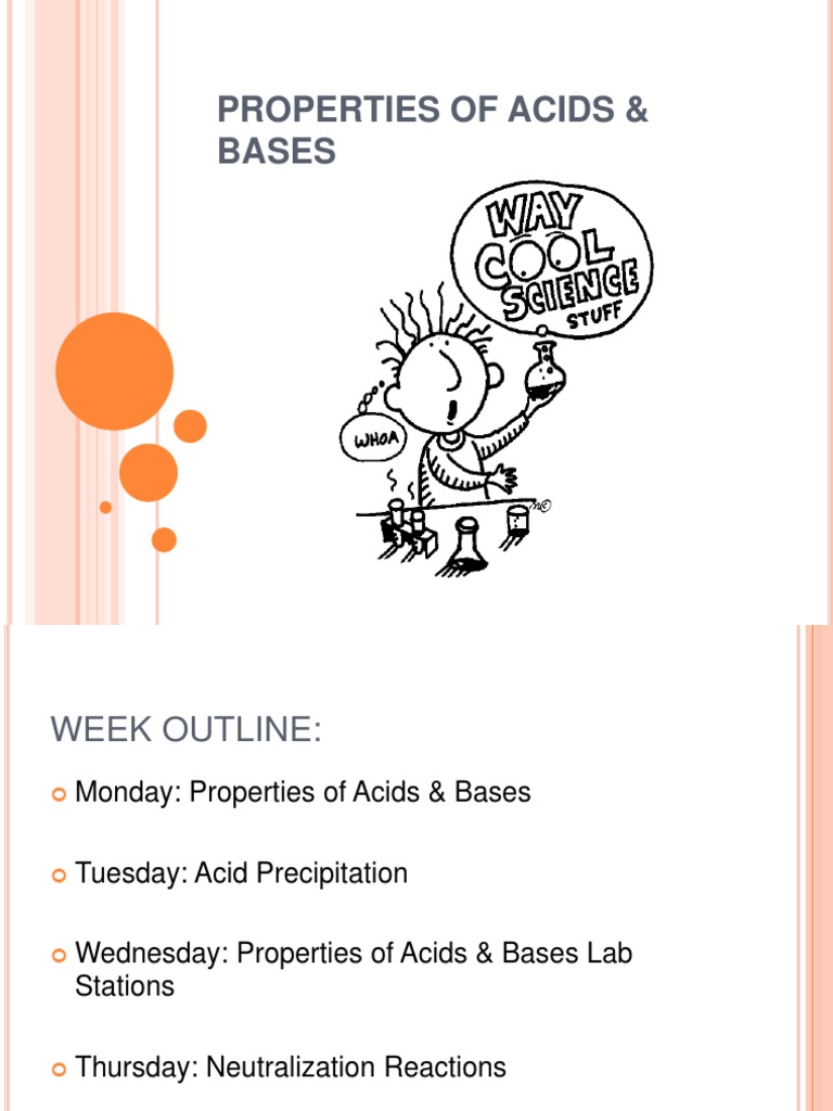 Properties of Acids and Bases | PDF | Ph | Acid