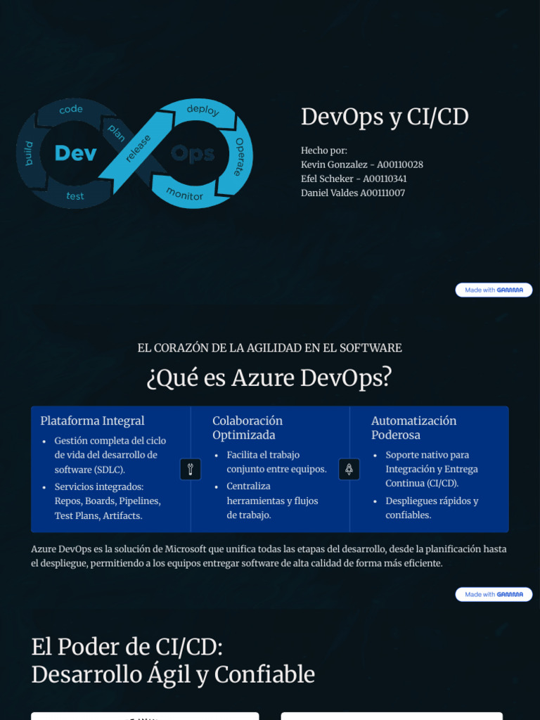 Devops y Cicd | PDF | Tecnologías de la información | Gestión de tecnología de la información