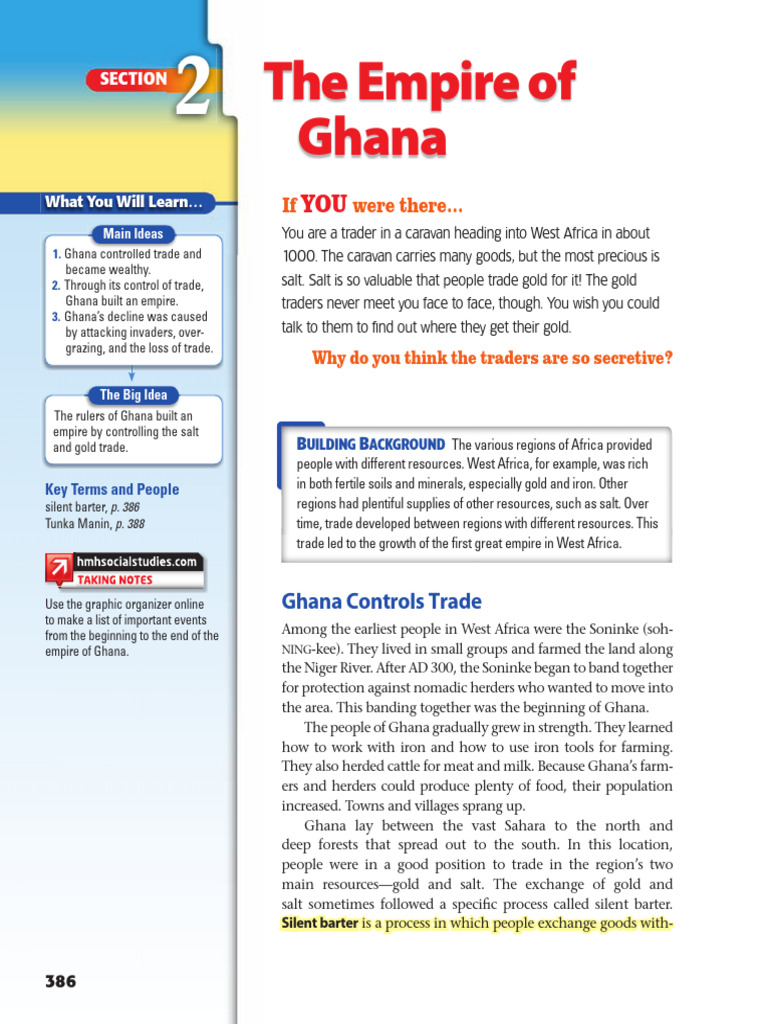 Textbook (West African Kingdoms) | PDF | Mali