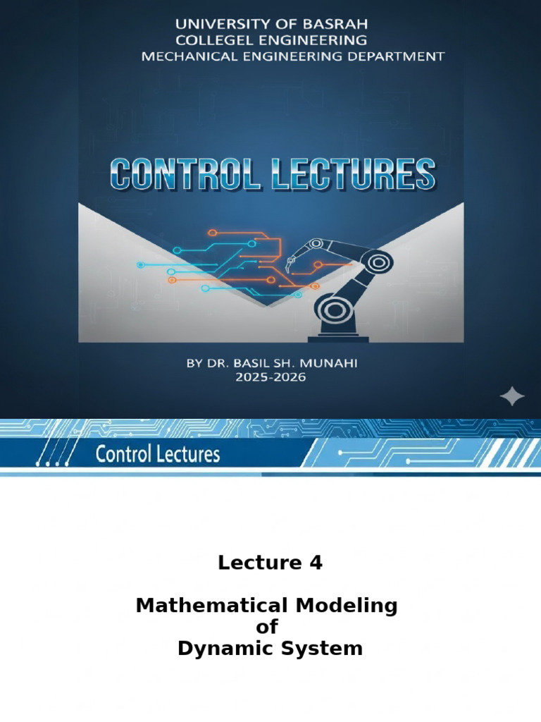 CH2-1_Modeling | PDF | Dynamical System | Mathematical Model
