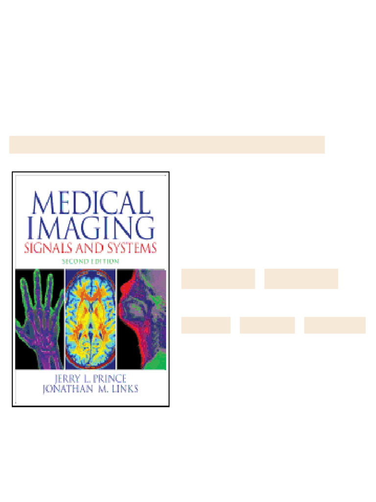 Solutions Manual for Medical Imaging Signals and Systems 2e by Prince ...