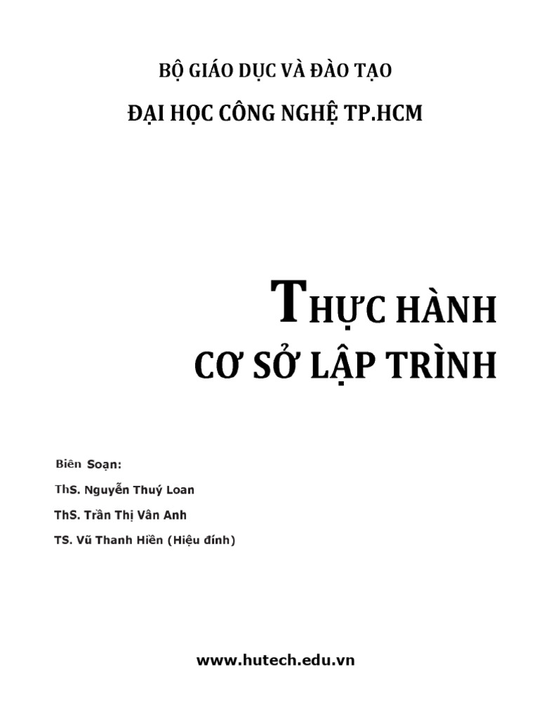 CMP3075. Thuc Hanh Co So Lap Trinh. 1st, 2024 | PDF