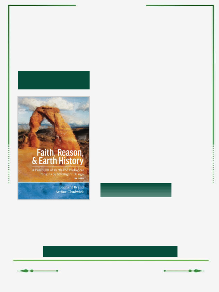 Faith Reason Earth History A Paradigm of Earth and Biological Origins ...