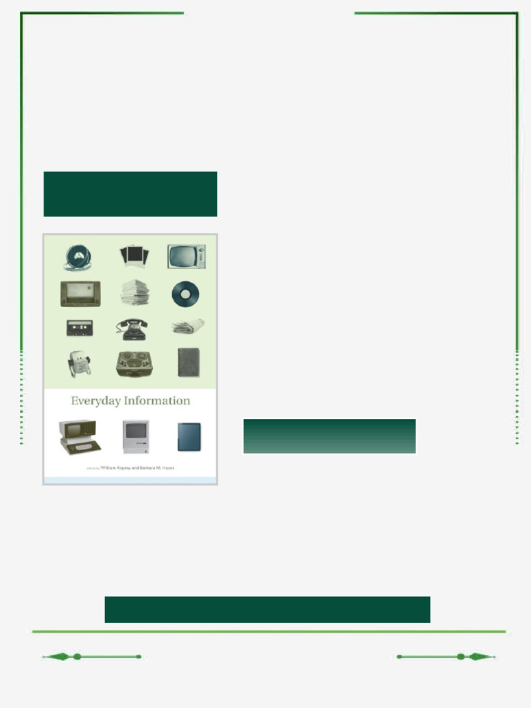 Everyday Information The Evolution of Information Seeking in America ...