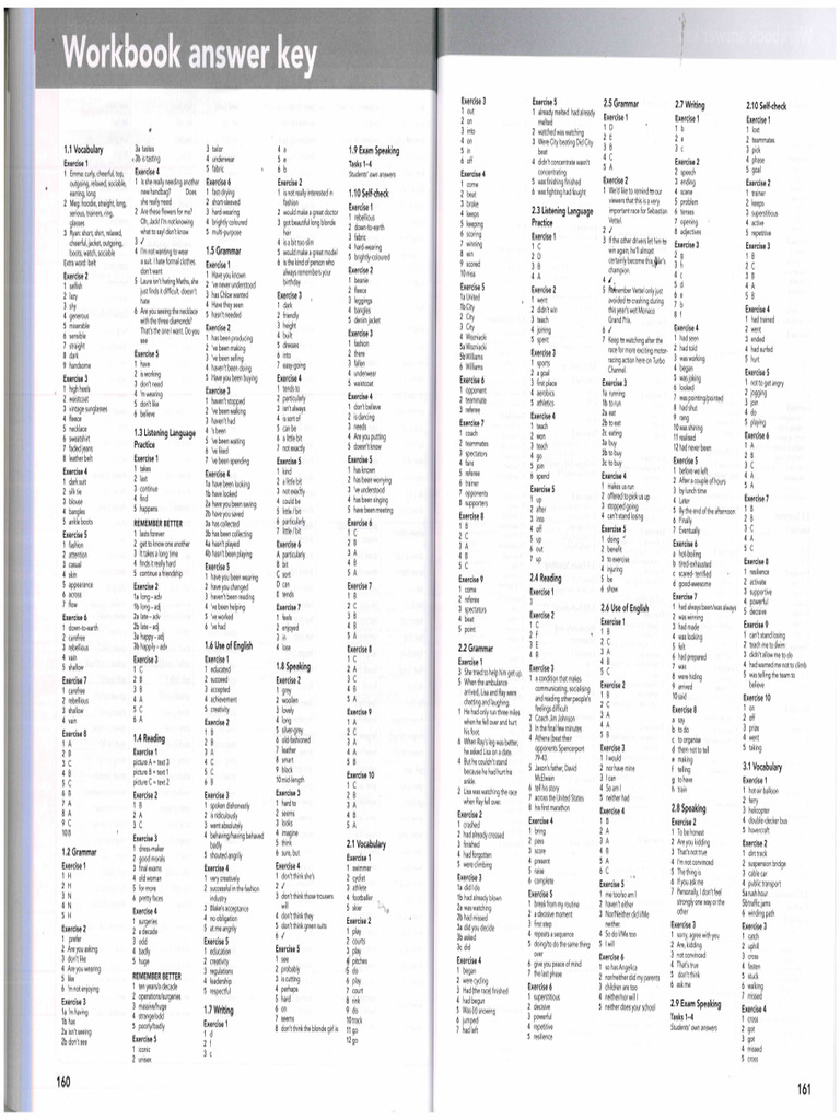 Focus 3 Workbook Answers | PDF
