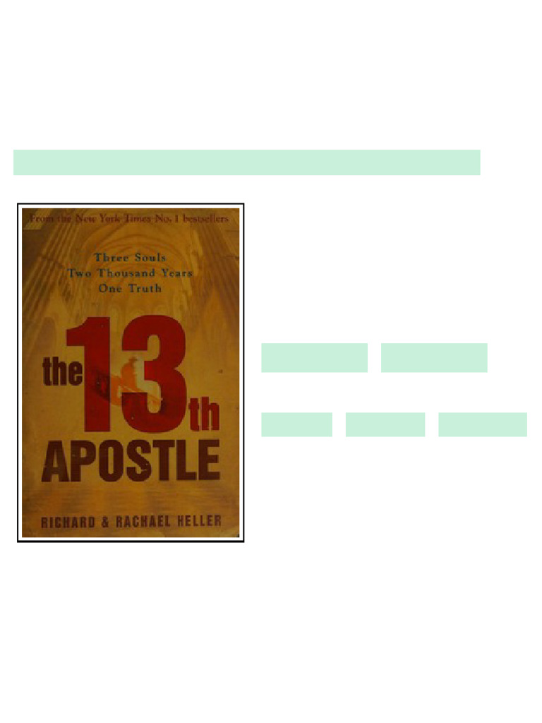 The 13th apostle ebook long edition unlock | PDF