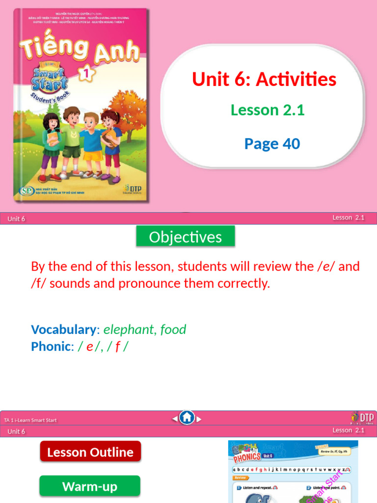 TA 1 ISS_Unit 6_Lesson 2.1_ Pages 40 | PDF | Pedagogy | Teaching