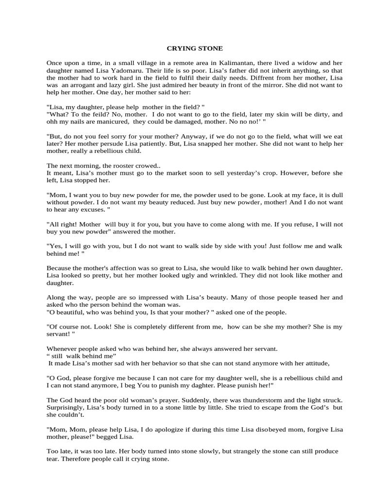 Crying Stone | PDF