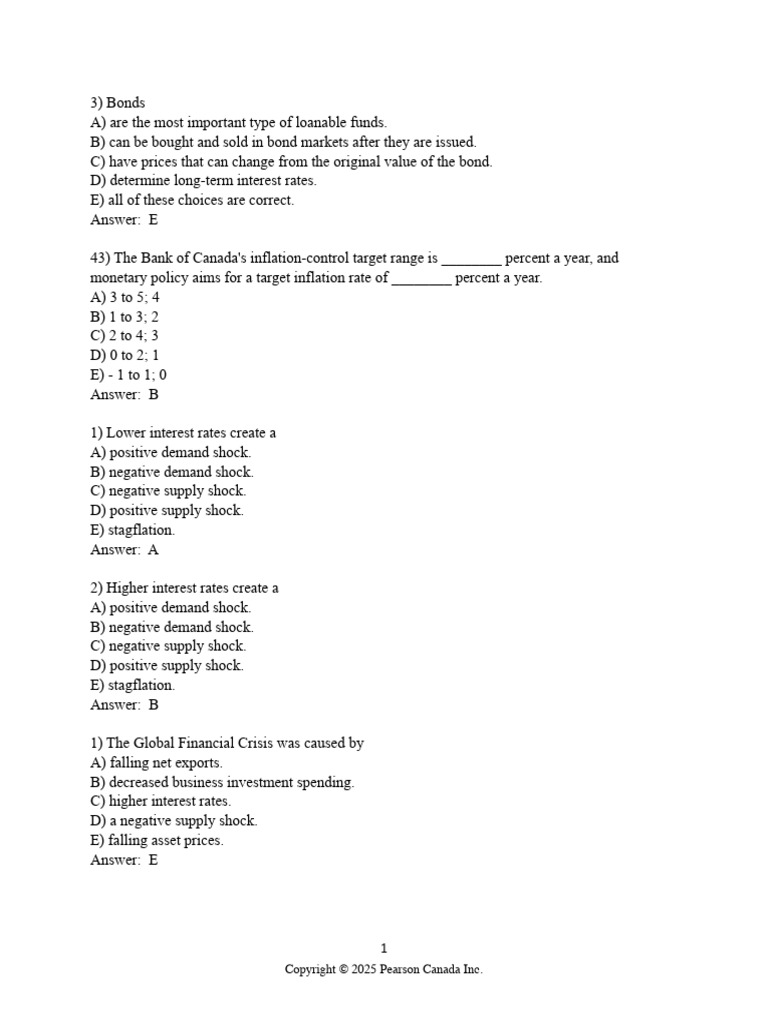 Key Concepts in Monetary Policy and Bonds | PDF