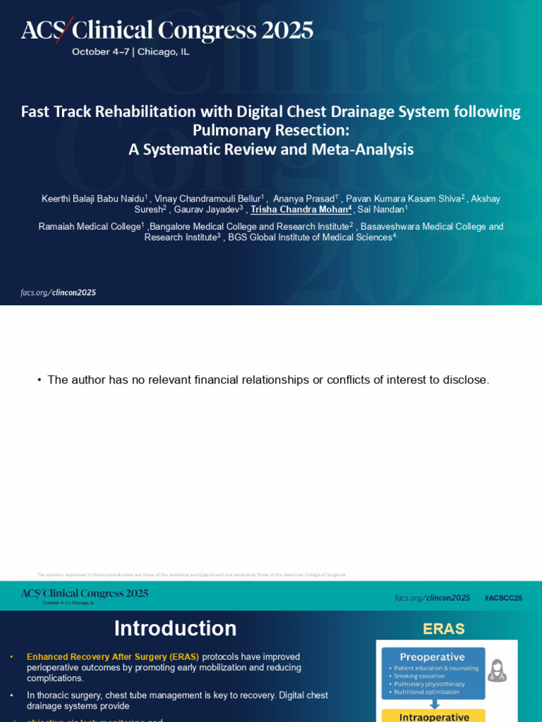 Acs | PDF | Systematic Review | Surgery