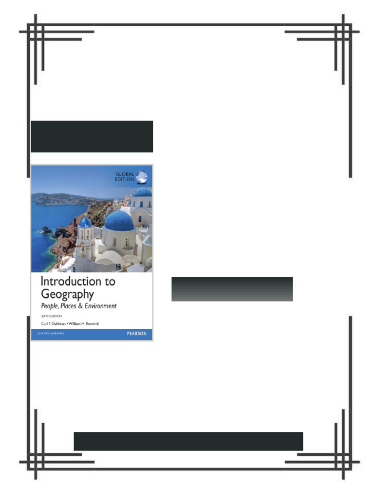 Introduction to geography people places environment Dahlman eBook ...