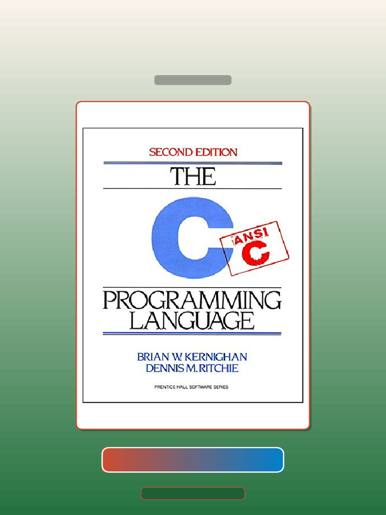 C Programming Language C PROGRAMMING LANG p2 2nd Edition E-book ...