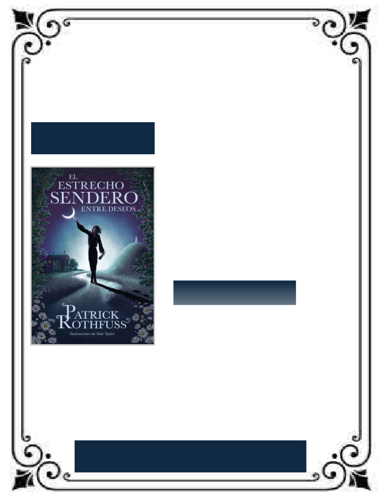 El estrecho sendero entre deseos 1st Edition Patrick Rothfuss full ...