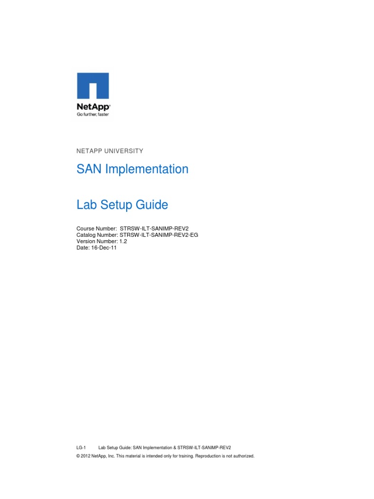 STRSW Ilt Sanimp Rev2 Labsetupguide | PDF | Operating System | Microsoft Windows