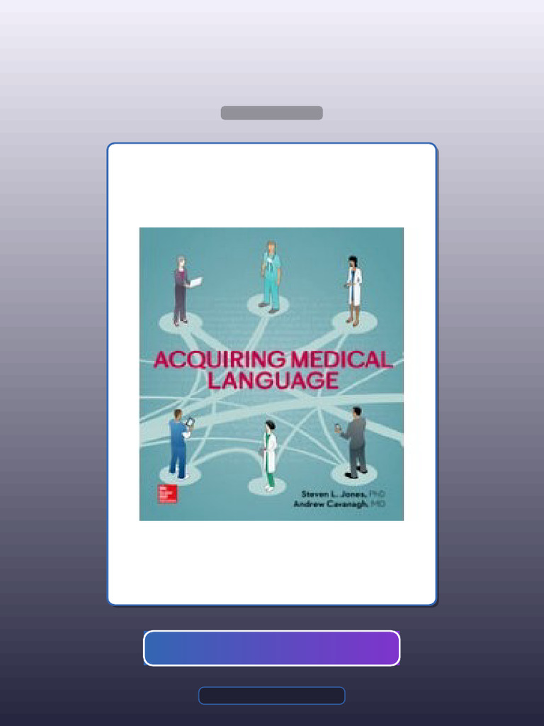 McGrawHill Connect Resources for Jones Acquiring Medical Language 1e E ...