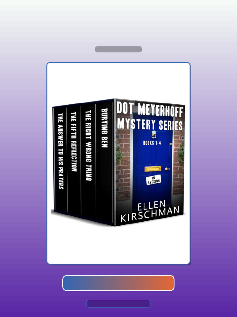 Dot Meyerhoff Mystery Series Books 14 Ellen Kirschman E-book Testbank ...