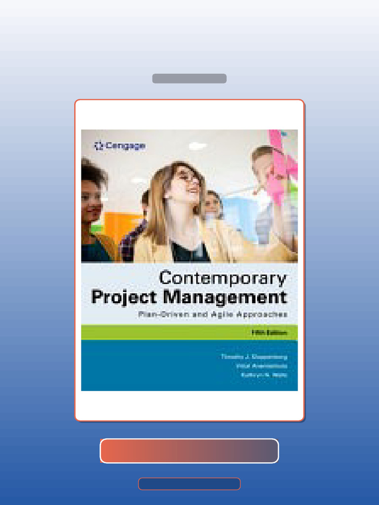 Contemporary Project Management PlanDriven and Agile Approaches 5e 5th Edition Timothy ...