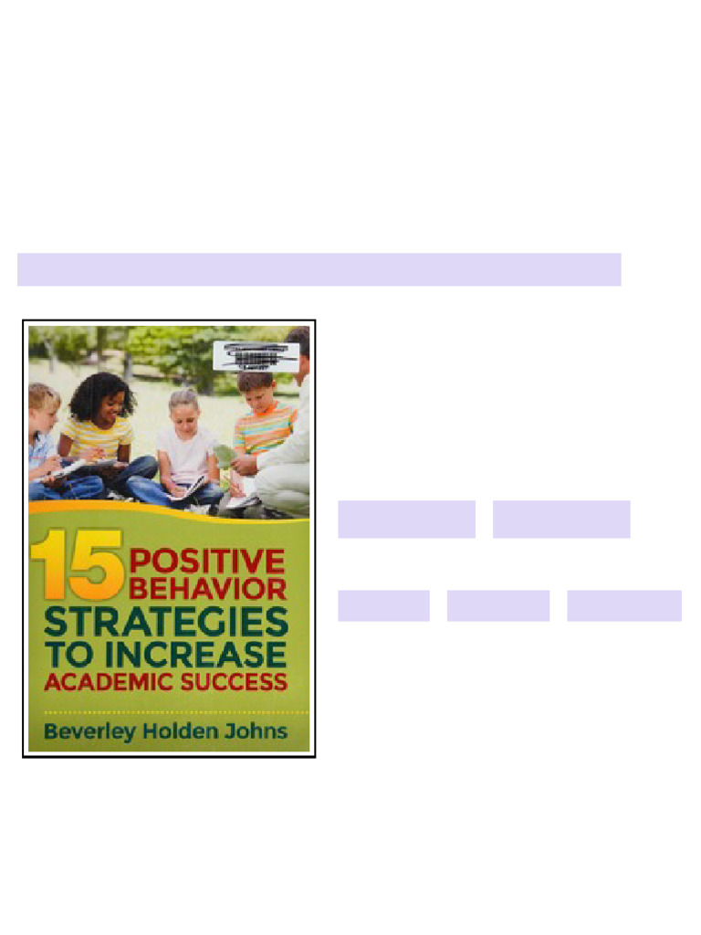15 positive behavior strategies to increase academic success ebook nonstop access | PDF