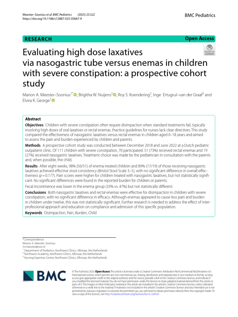 Evaluating High Dose Laxatives | PDF | Constipation | Rectum