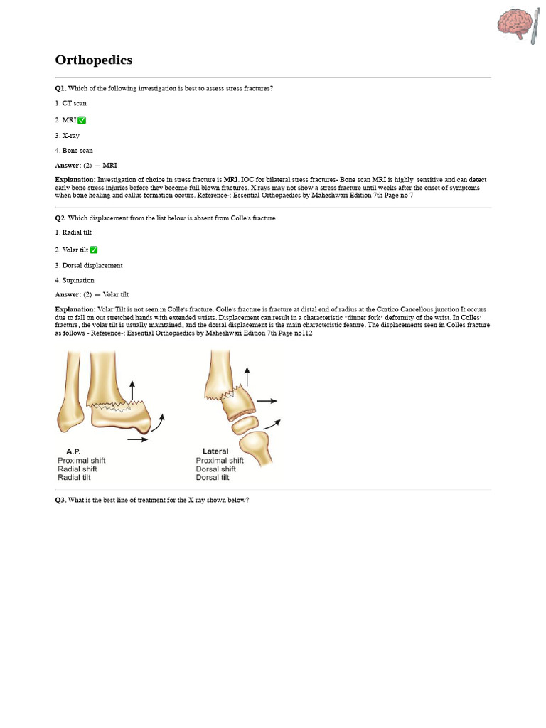 Orthopedics | PDF | Knee | Elbow