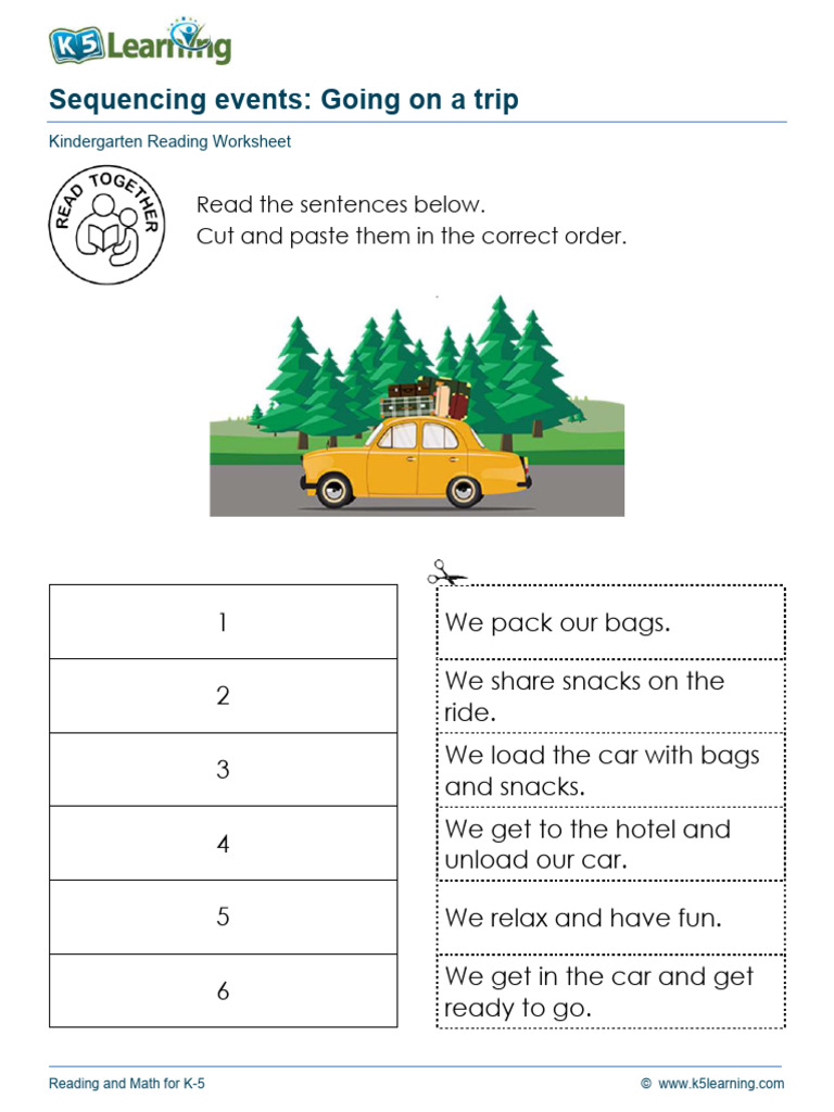Kindergarten Reading Comprehension Sequencing Writing 4 | PDF