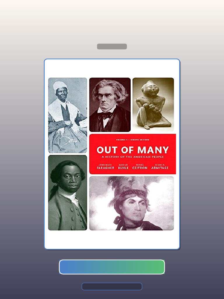 Test Bank for Out of Many Volume 8th Edition 8th Edition | PDF ...