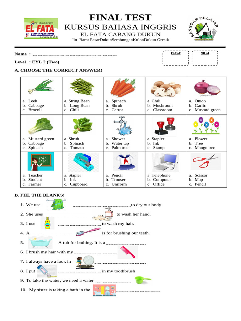 final eyl 2 | PDF | Cuisine | Foods