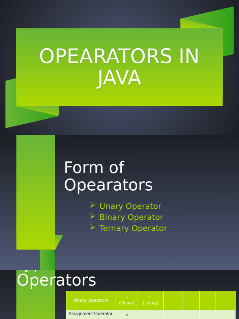 04. Operators in JAVA Session | PDF | Mathematical Logic | Software Engineering