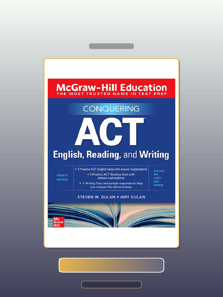 McGrawHill Education Conquering ACT English Reading and Writing 4th ...