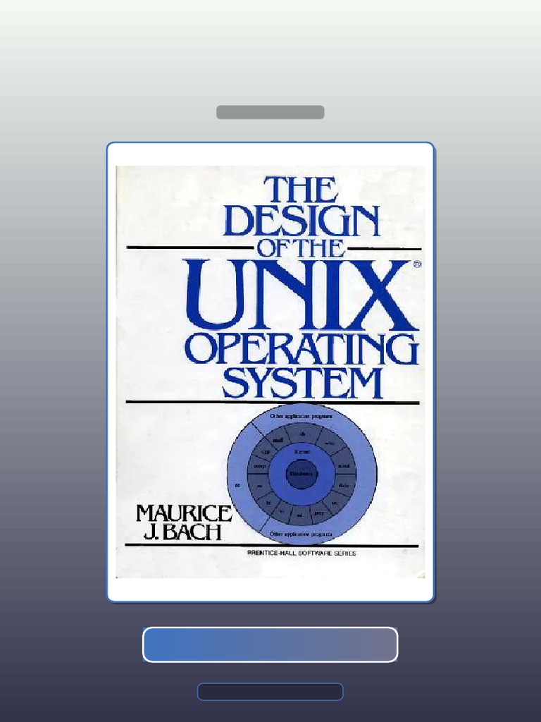 The Design of the UNIX Operating System 1st Edition E-book Testbank ...