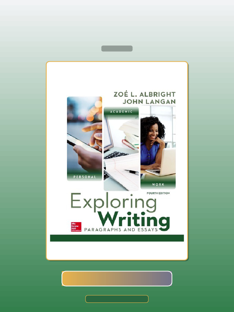 Test Bank for Exploring Writing Paragraphs and Essays 4th Edition | PDF ...