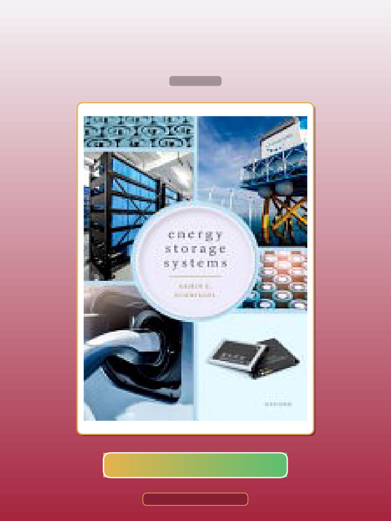 Test Bank for Energy Storage Systems System Design and Storage ...