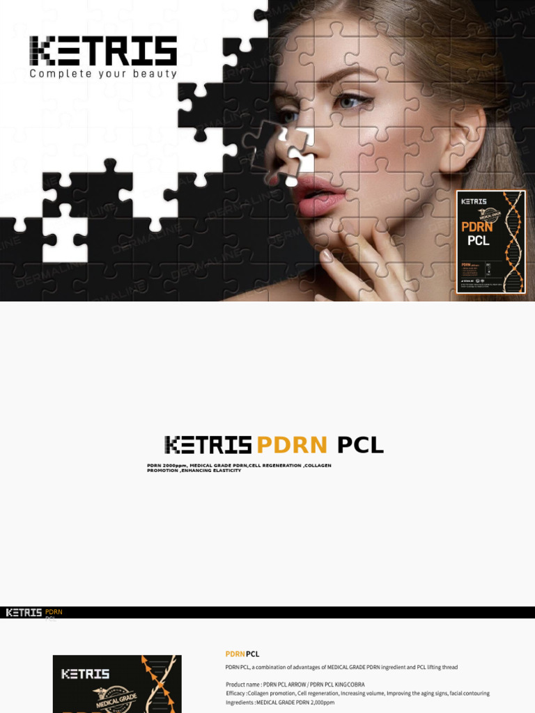 Ketris Pdrn Pcl Catalogue Eng | PDF | Skin | Human Anatomy