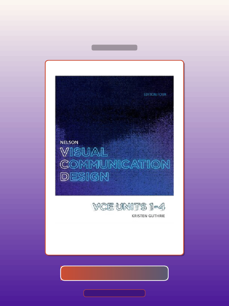 Nelson Visual Communication Design VCE Units 14 Workbook 4th Edition E ...