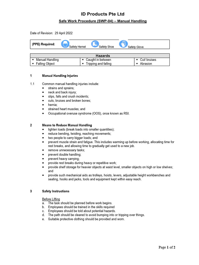Method Of Statement - 2026-01-23T093508.604 | PDF | Personal Protective Equipment | Electrical ...