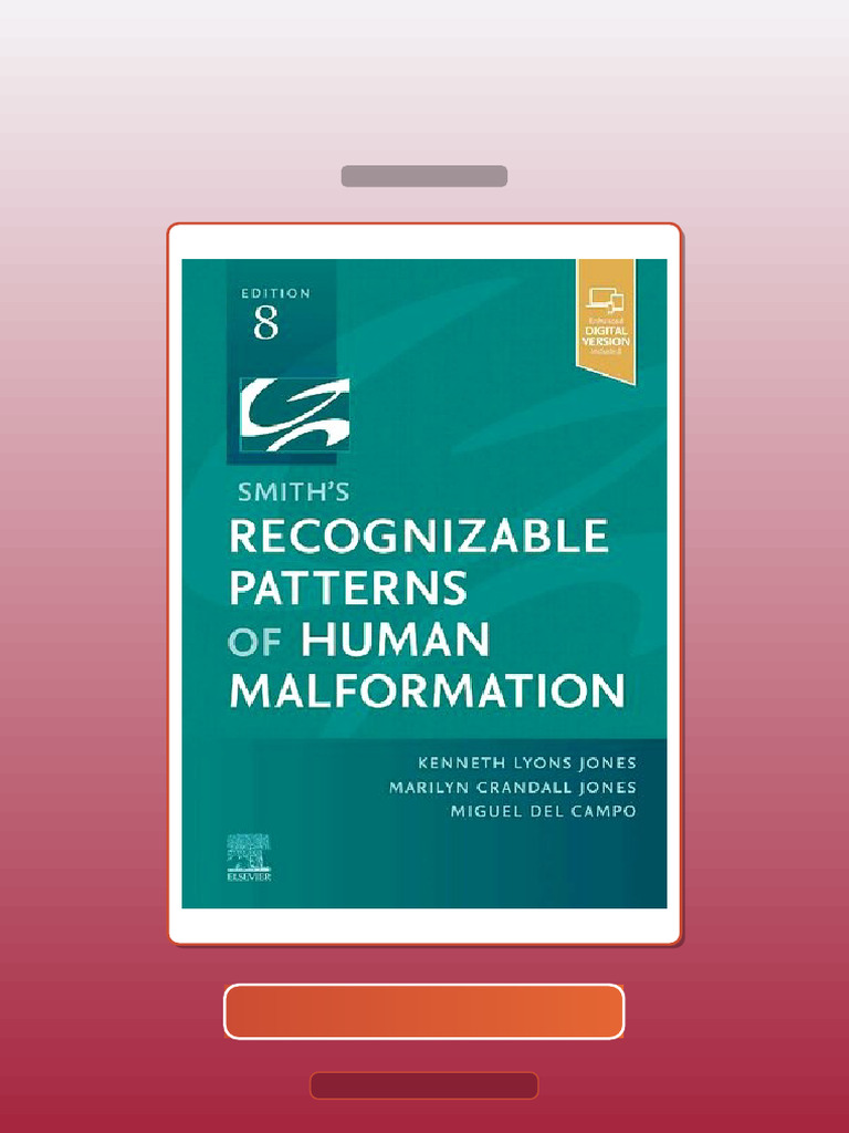 Smiths Recognizable Patterns of Human Malformation 8th Edition Kenneth ...
