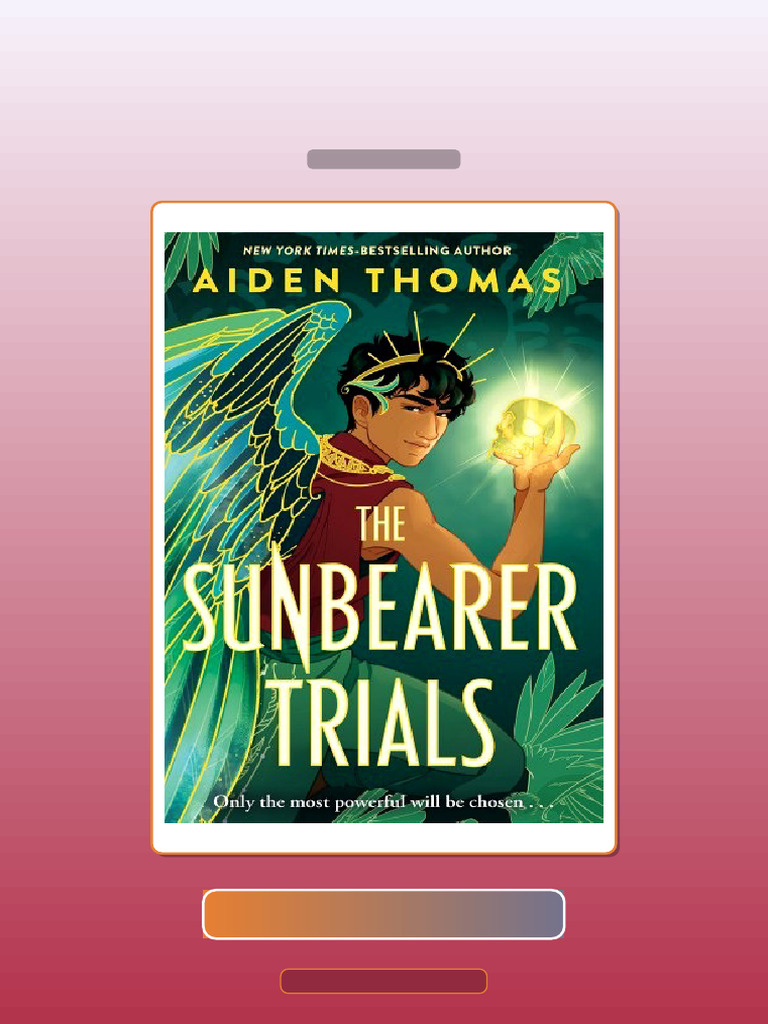 The Sunbearer Trials the Sunbearer Duology 1 Aiden Thomas E-book ...